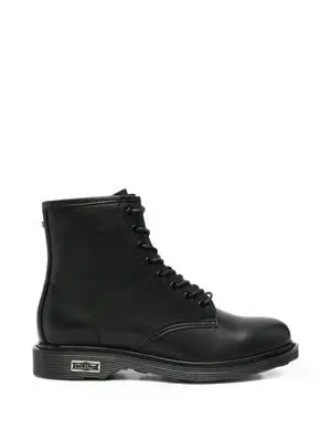 CULT Sabbath Lace-up Leather Ankle Boots - Black