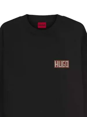 Hugo Logo Patch Sweatshirt - Black