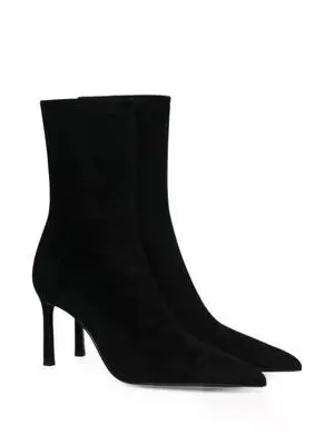 POTAMY Point-toe Suede Ankle Boots