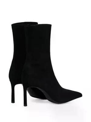 POTAMY Point-toe Suede Ankle Boots