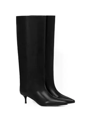 POTAMY Point-toe Knee-high Boots
