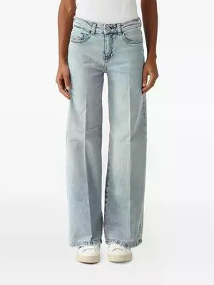 DIESEL® Pressed-crease Wide-leg Jeans - Blue