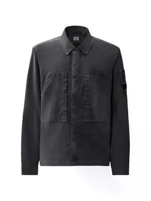 C.P. COMPANY Lens-detail Cotton Jacket - Grey