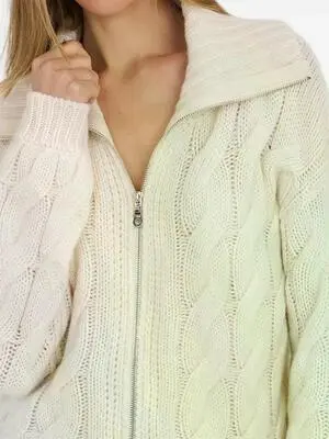 ARCHER CASHMERE Callie Cable-knit Cashmere Cardigan