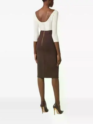 Elisabetta Franchi Top In Open-knit Fabric