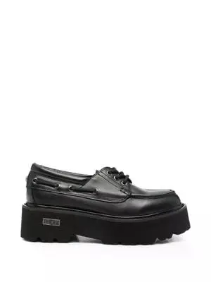 CULT Rocky Platform Lace-up Loafers - Black