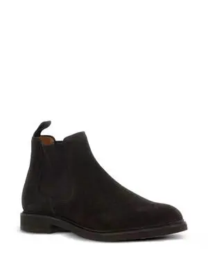 BERWICK 1707 Suede Chelsea Boots - Brown