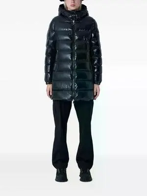 Moncler Glossy Finish Quilted Hooded Jacket
