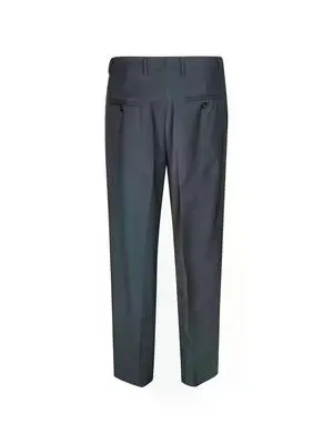 AMARANTO Pleated Straight-leg Trousers