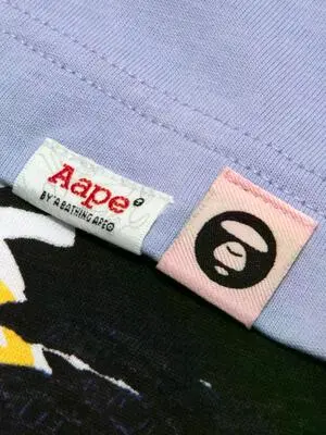 AAPE BY *A BATHING APE Moonface Logo T-shirt