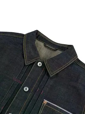 EVISU Dragon-embroidered Denim Jacket