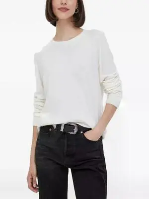 BENETTON Fine-knit Sweater - White