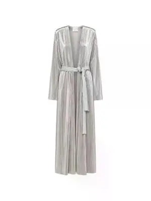 FORTE_FORTE Plissé Belted Coat