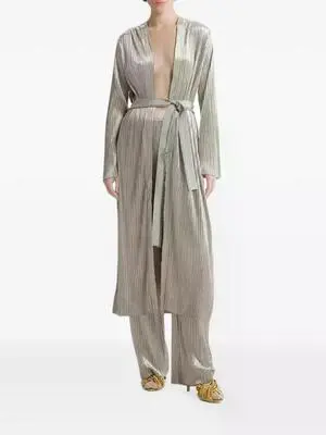 FORTE_FORTE Plissé Belted Coat