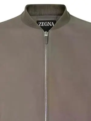 Zegna Oasi Lino Bomber Jacket