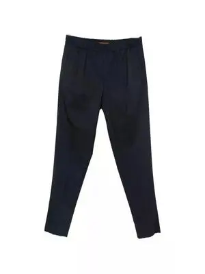 Zegna Pleated Elasticated-waistband Trousers - Blue