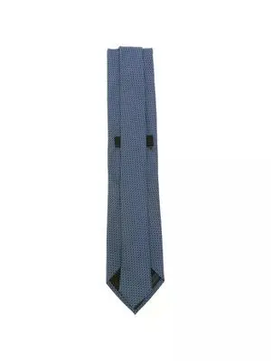 Zegna Geometric-pattern Tie