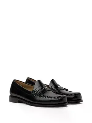 Karl Lagerfeld X G.h. Bass Polished Leather Penny Loafers