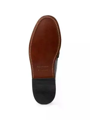 Karl Lagerfeld X G.h. Bass Polished Leather Penny Loafers