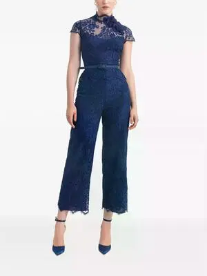 GEMY MAALOUF Floral-lace Appliqué Top