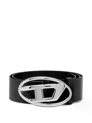 DIESEL® Oval D Plaque Belt - Black