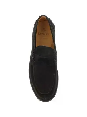 BERWICK 1707 Suede Loafers - Brown