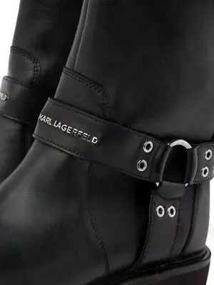 Karl Lagerfeld Sadie Studs Harness Boots