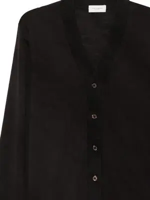 PAOLO PECORA Fine-knit Button-up Cardigan