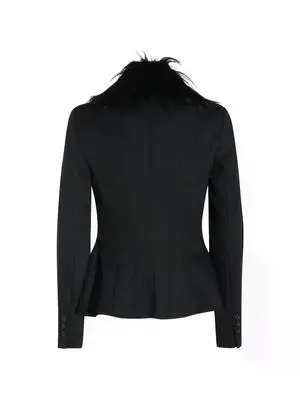 Elisabetta Franchi Faux-fur Trim Tailored Jacket