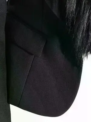Elisabetta Franchi Faux-fur Trim Tailored Jacket