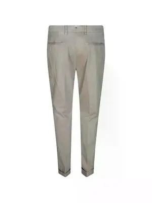 BERWICH Pleated Turn-up Trousers