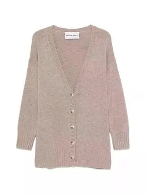 EMERSON RENALDI V-neck Knitted Cardigan - Brown