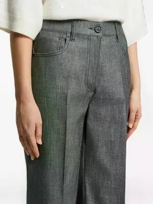 Peserico Metallic-effect Trousers