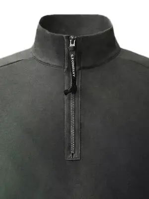 C.P. COMPANY Diagonal Raised Fleece Lens Half Zip Sweatshirt