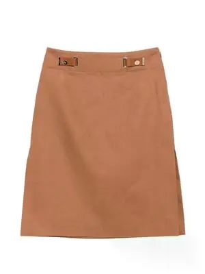 Fendi Buckle-detail Midi Skirt