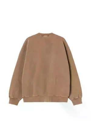 Carhartt Work In Progress Vista Logo-patch Cotton Sweater