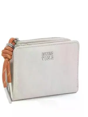 Bimba Y Lola Sand Nylon Compact Purse - Neutrals