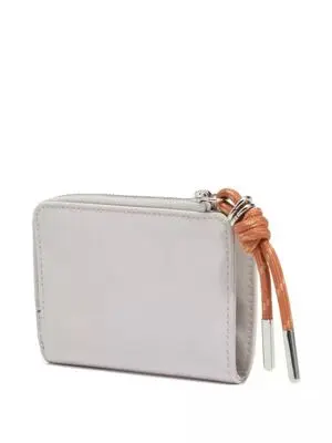 Bimba Y Lola Sand Nylon Compact Purse