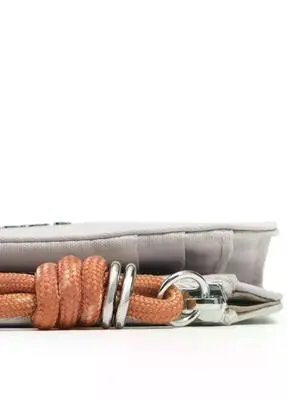 Bimba Y Lola Sand Nylon Compact Purse