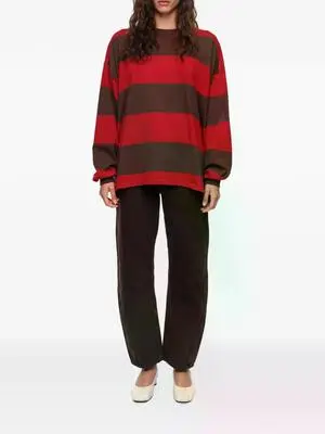 Bimba Y Lola Barrel Dark 5-pocket Denim Trousers