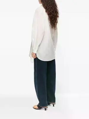 Bimba Y Lola Ivory Oversize Lace T-shirt