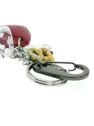 Bimba Y Lola Resin Logo Heart Keychain