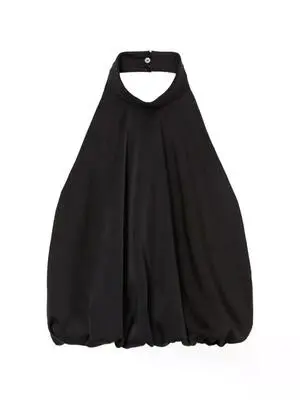 Claudie Pierlot Halterneck Bubble-hem Top