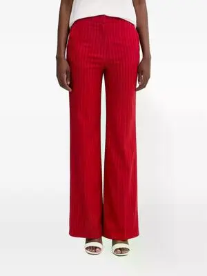MORGAN Pinstripe Wide-leg Trousers