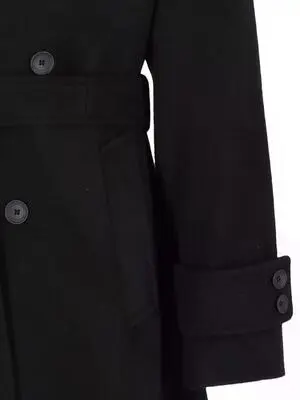 Tagliatore Heron Double-breasted Belted Coat