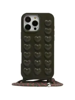 Bimba Y Lola Dark Shiny Silicone Case For Iphone 15 Pro Max - Green