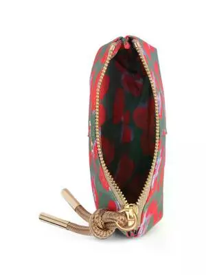 Bimba Y Lola Basil Leopard Nylon Coin Purse