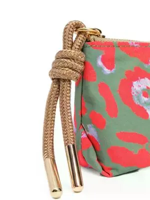 Bimba Y Lola Basil Leopard Nylon Coin Purse