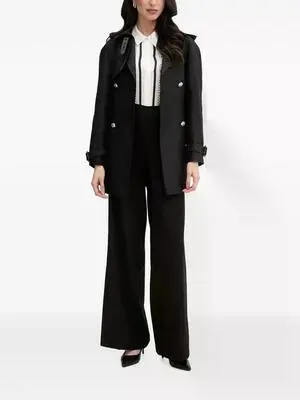 MORGAN Button-detail Wide-leg Trousers