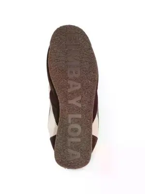 Bimba Y Lola Suede And Nylon Sneakers - Brown